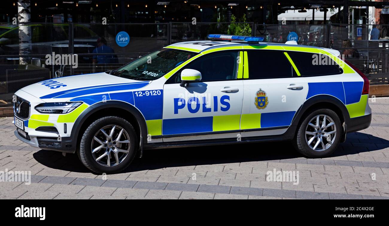 Volvo police car hi-res stock photography and images - Alamy