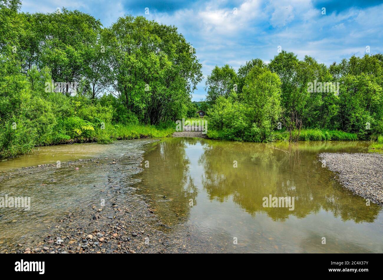 Rural russian landscape hi-res stock photography and images - Alamy