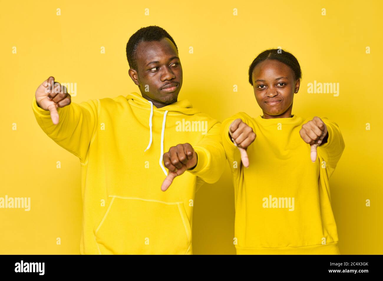 Cheerful young couple of African appearance Stock Photo - Alamy