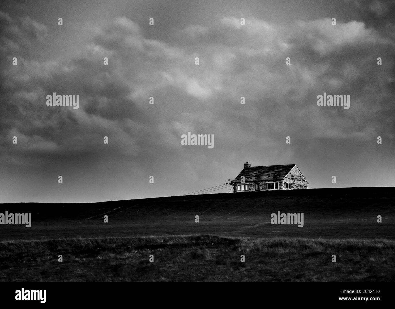 Simple house hill hi-res stock photography and images - Alamy