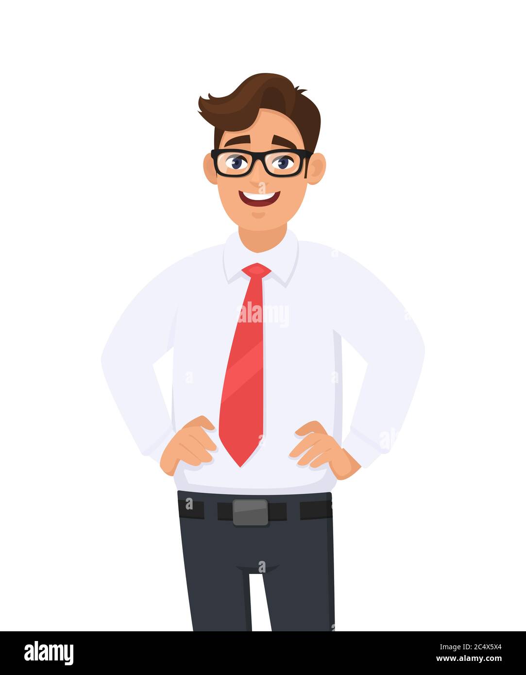 Man in eyeglasses white Stock Vector Images - Alamy