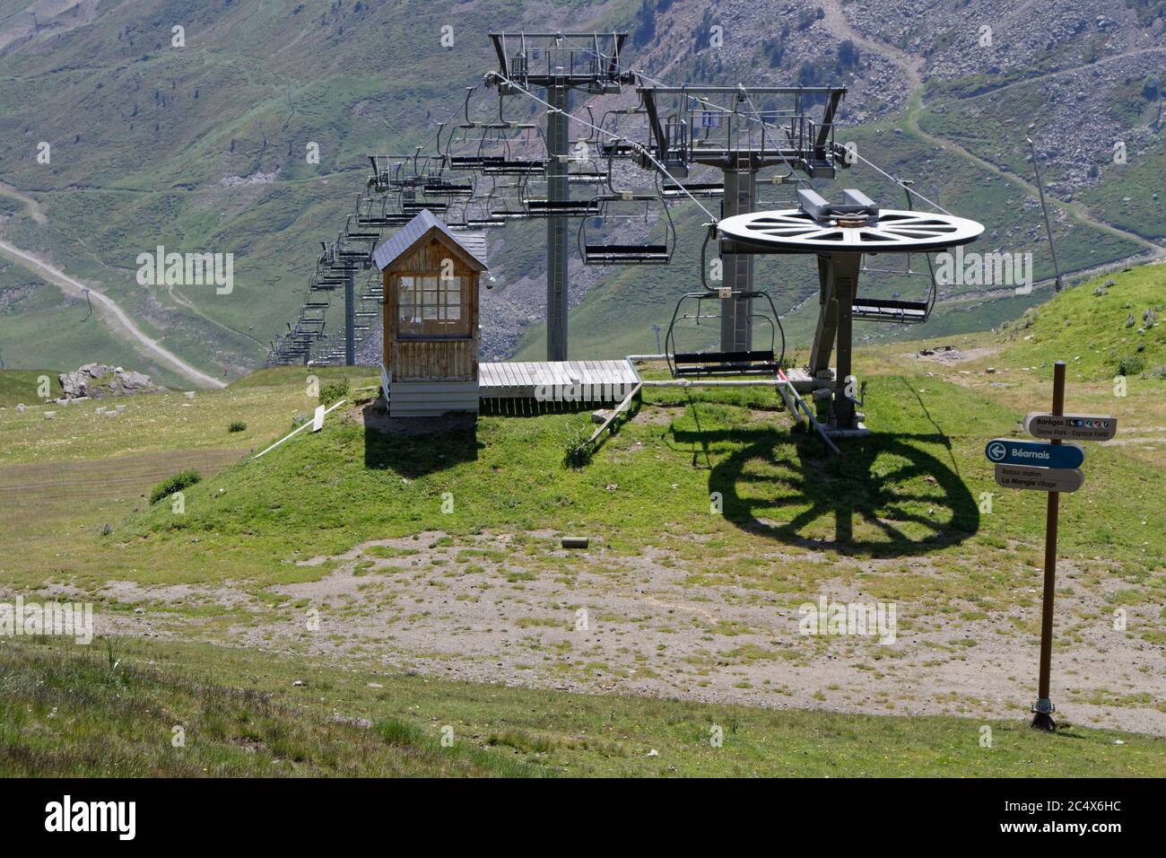 TOURMALET, FRANCE, June 24, 2020 : Col du Tourmalet is the highest ...