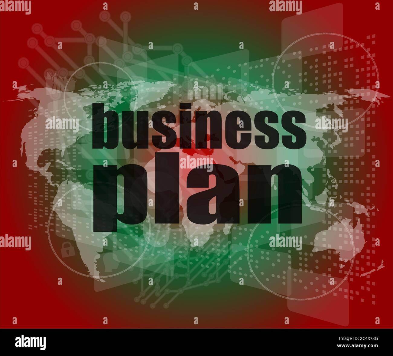 Pixelated words business plan hi-res stock photography and images - Alamy