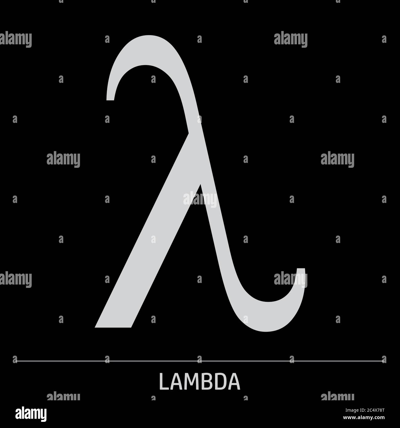 Lambda Greek letter icon Stock Vector Image & Art - Alamy