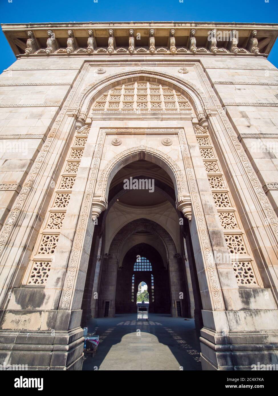 The legendary architecture of the Gateway of India in Mumbai Stock ...