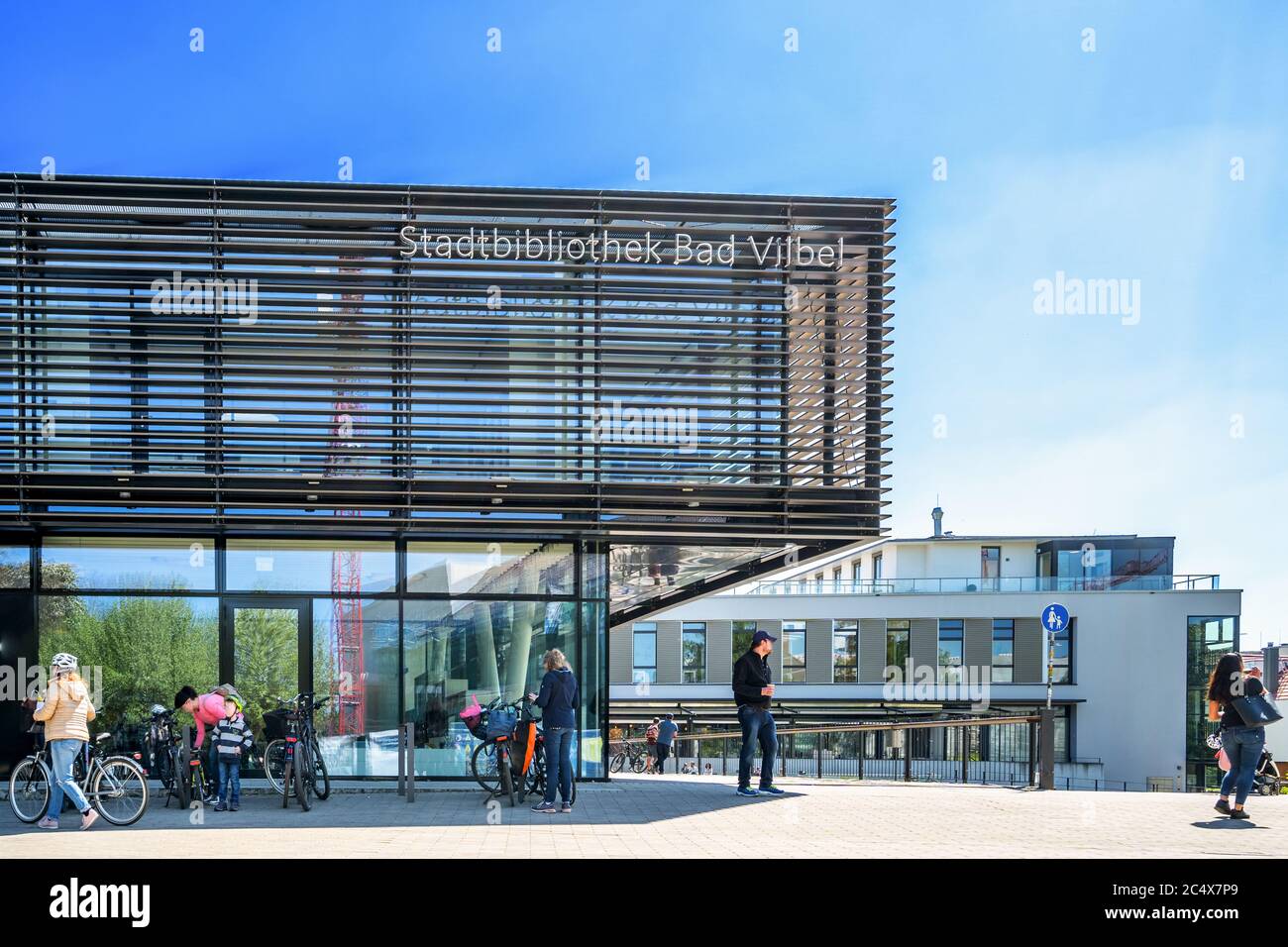 Historical city center in Bad Vilbel, Hessen, Germany Stock Photo - Alamy
