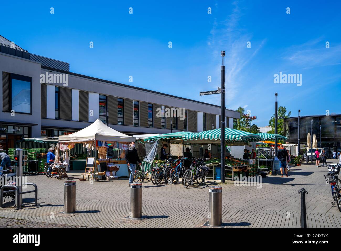 Historical city center in Bad Vilbel, Hessen, Germany Stock Photo - Alamy
