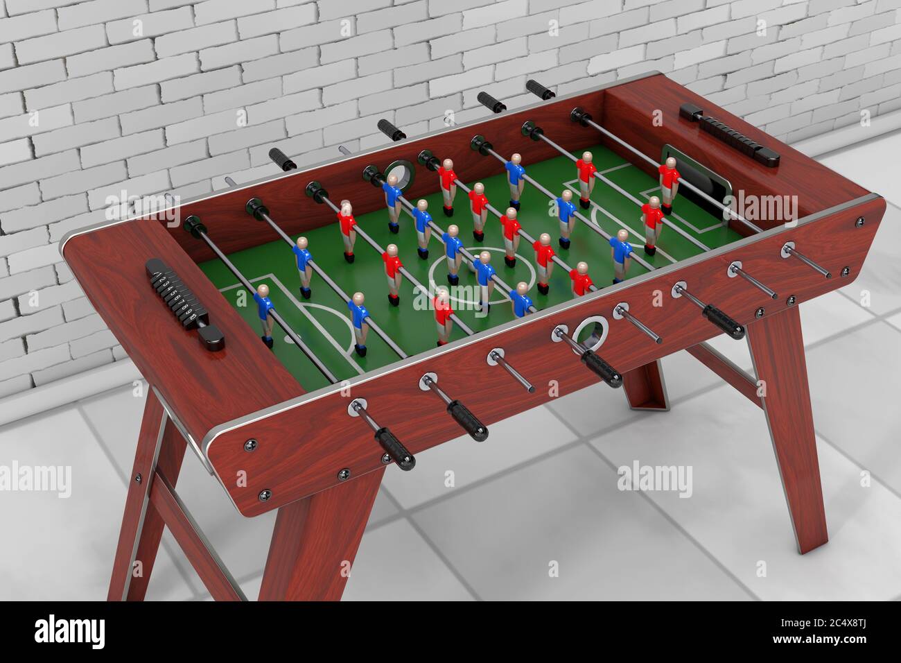 Red brick field football hi-res stock photography and images - Alamy