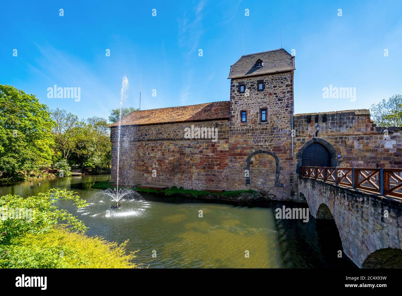 Castle in Bad Vilbel, Hessen, Germany Stock Photo - Alamy