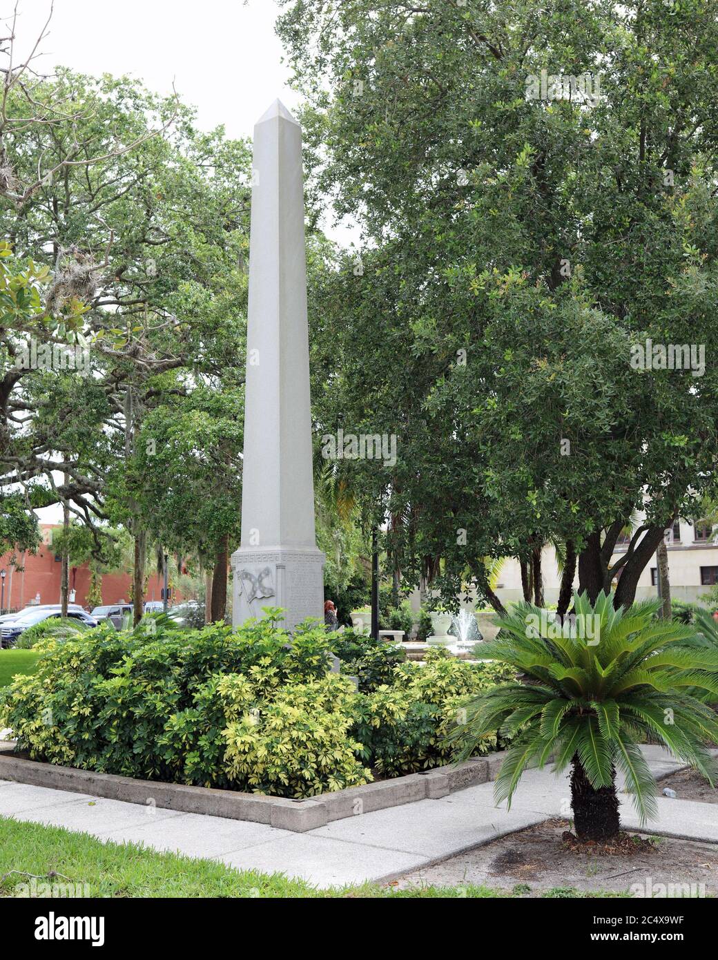 St. Augustine, FL June 27th: A monument to Confederate General William ...