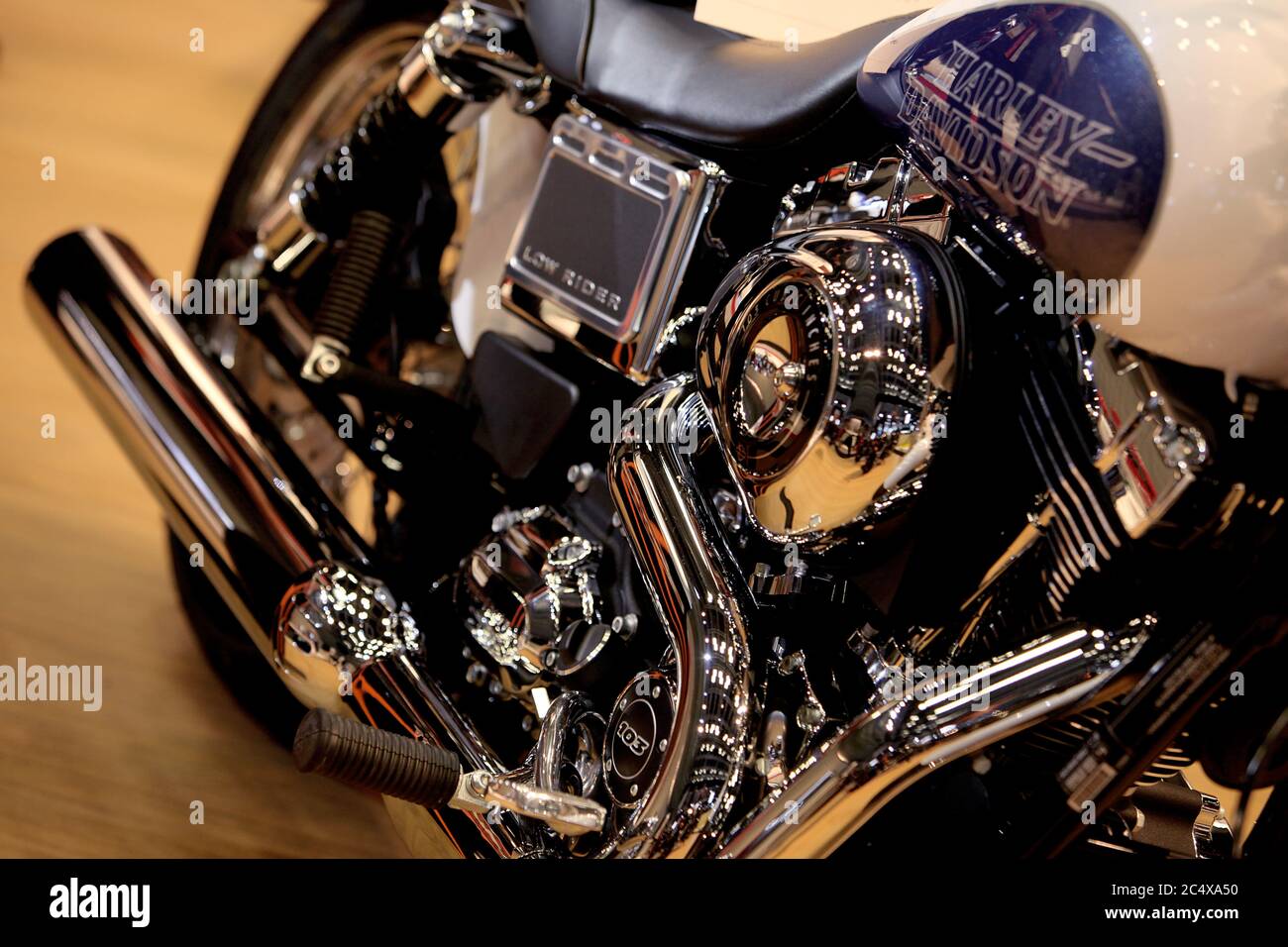 Harley diversion bike Stock Photo - Alamy