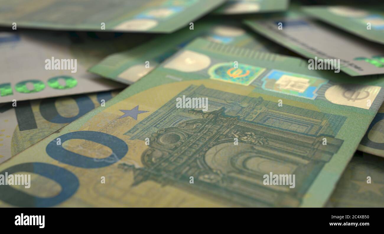 Pile money euro banknotes hi-res stock photography and images - Alamy