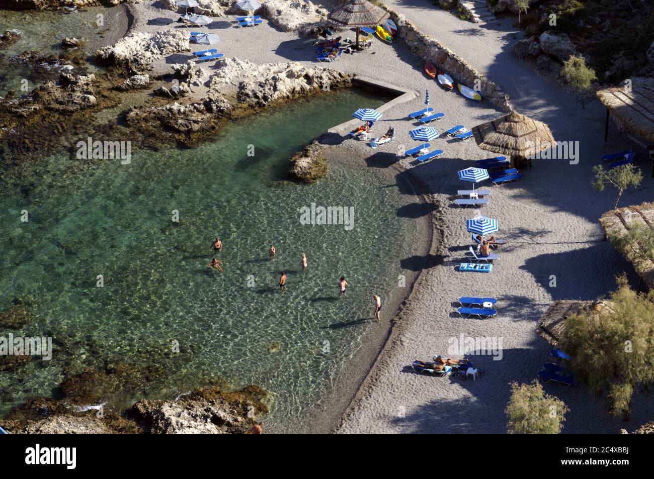 Grande Blue Bay, Stegna, Archangelos, Rhodes, Dodecanese Islands ...