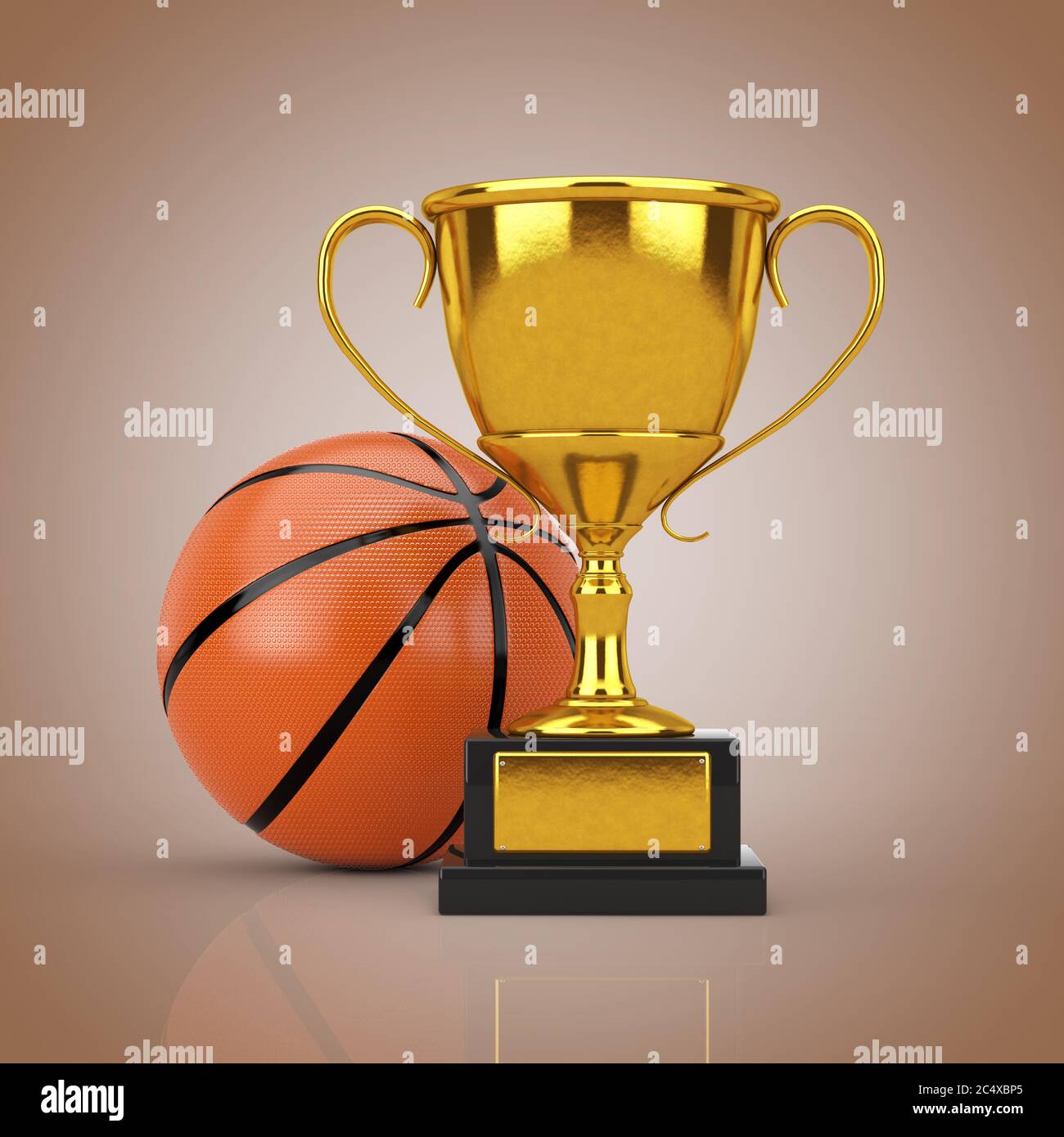 Gold trophy basketball design hi-res stock photography and images - Alamy