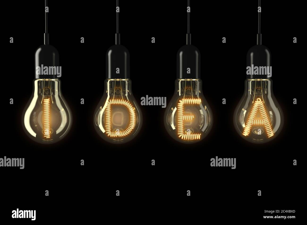 Light bulbs bright idea, marketing hi-res stock photography and images ...