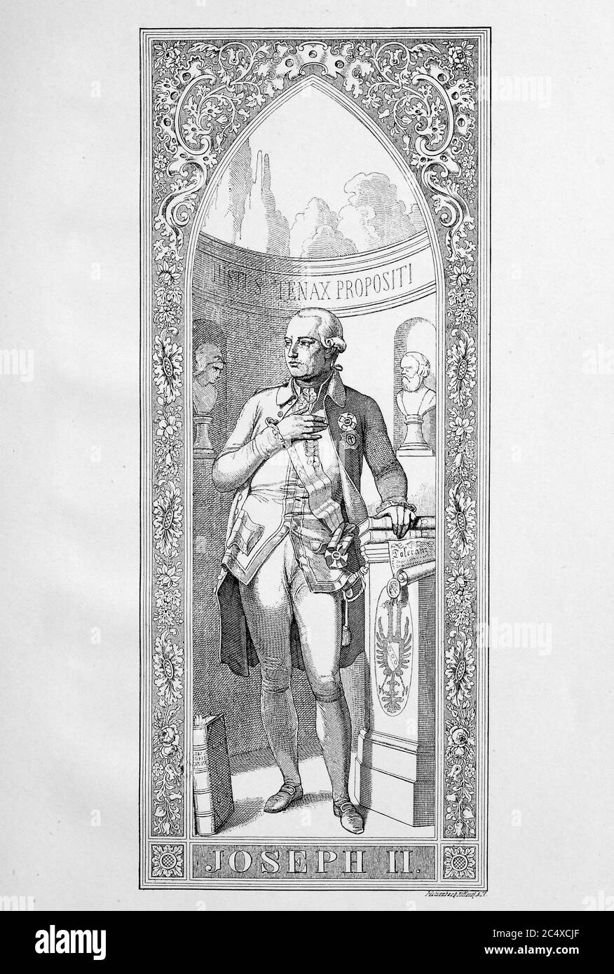 13 march 1741 20 february 1790 was holy roman emperor Black and White ...