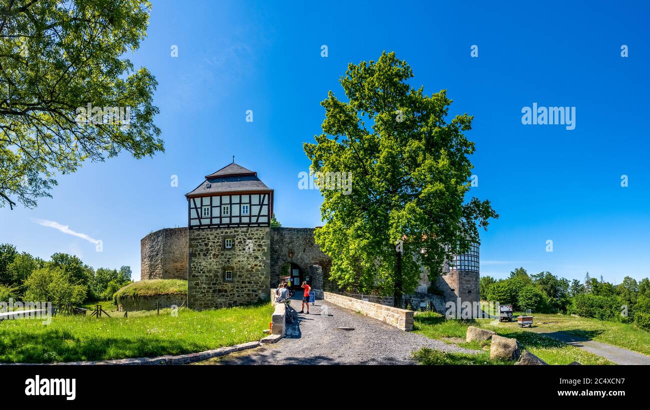 Castle Herzberg, Breitenbach, Hessen, Germany Stock Photo - Alamy