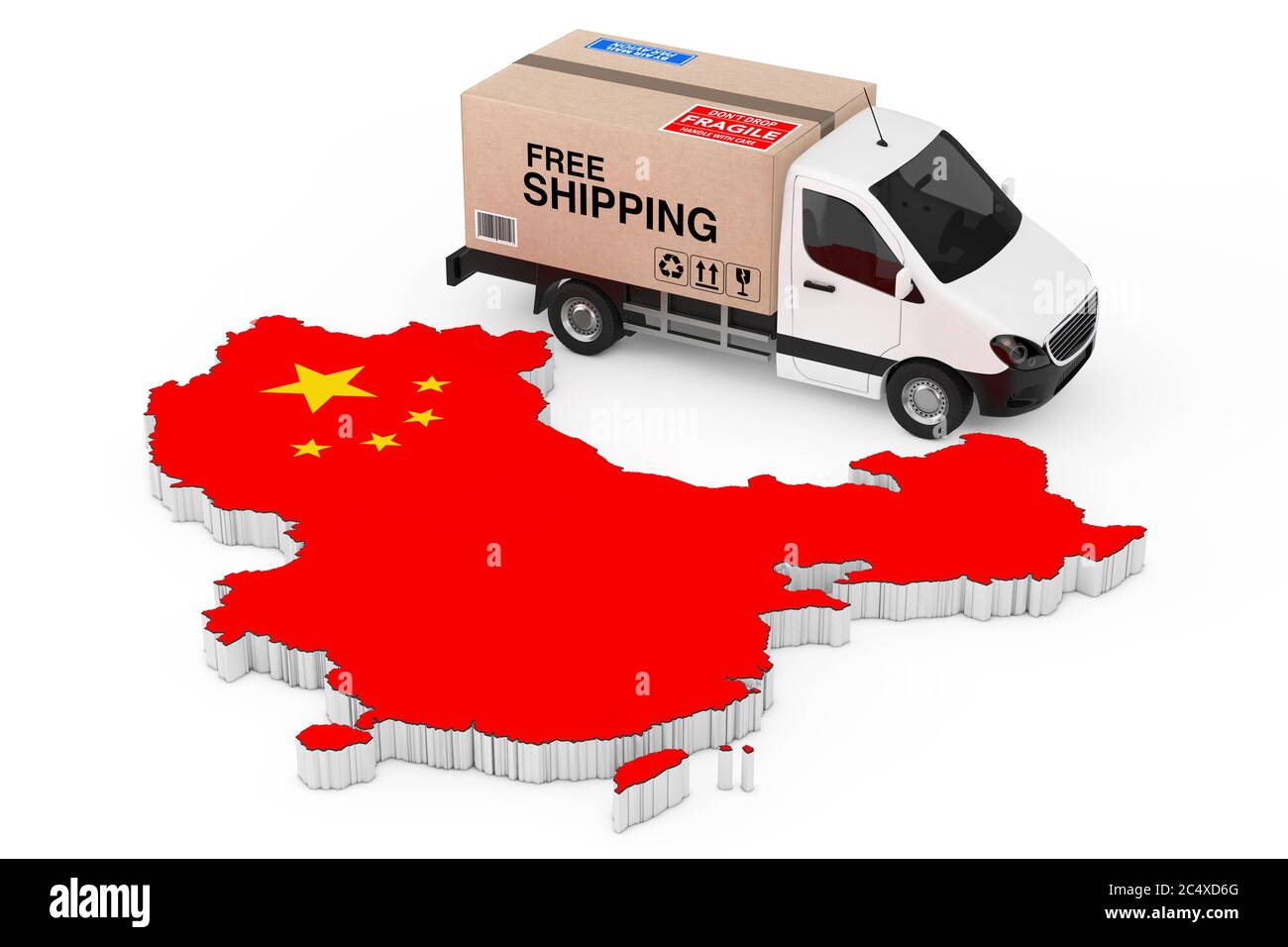 Delivery truck asia Cut Out Stock Images & Pictures - Alamy