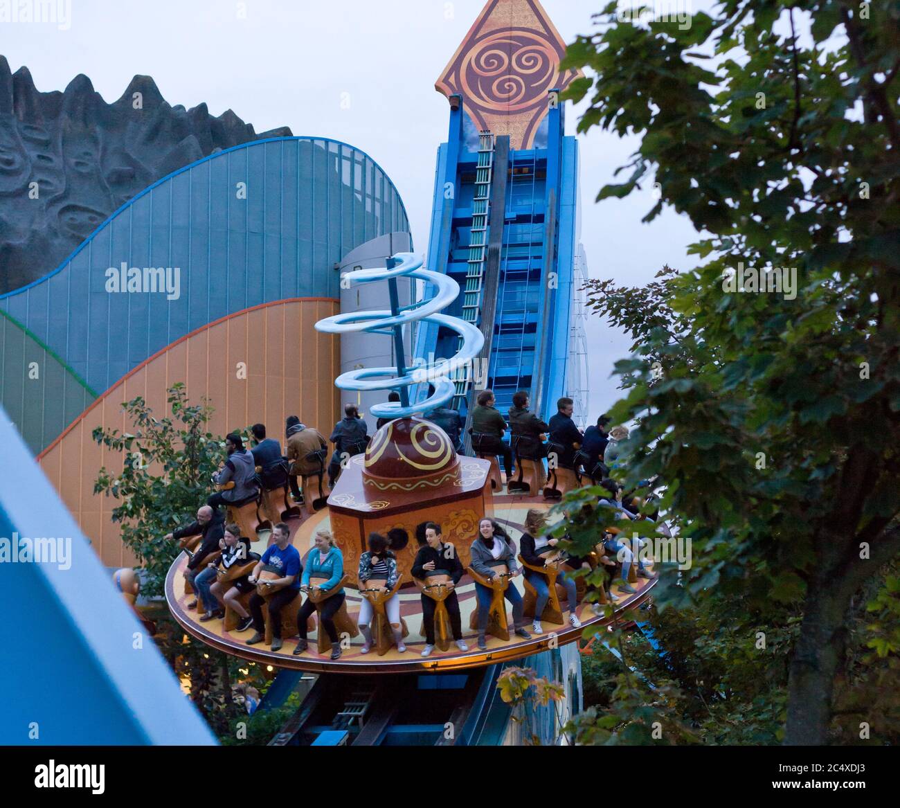 Amusement park ride, funfair ride, thrills and chills, adrenaline rush ...