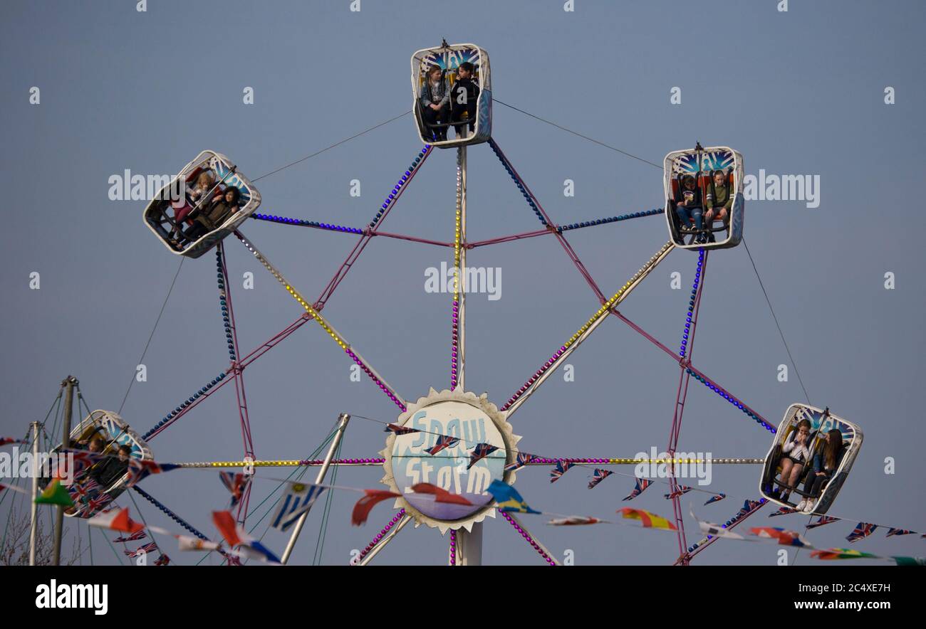 Amusement park ride, funfair ride, thrills and chills, adrenaline rush ...