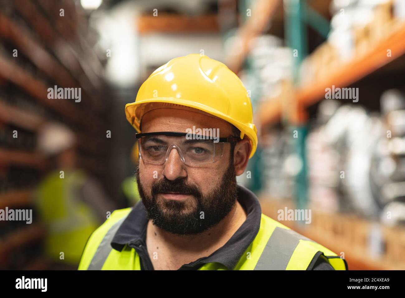 Wearing safety helmet hi-res stock photography and images - Alamy