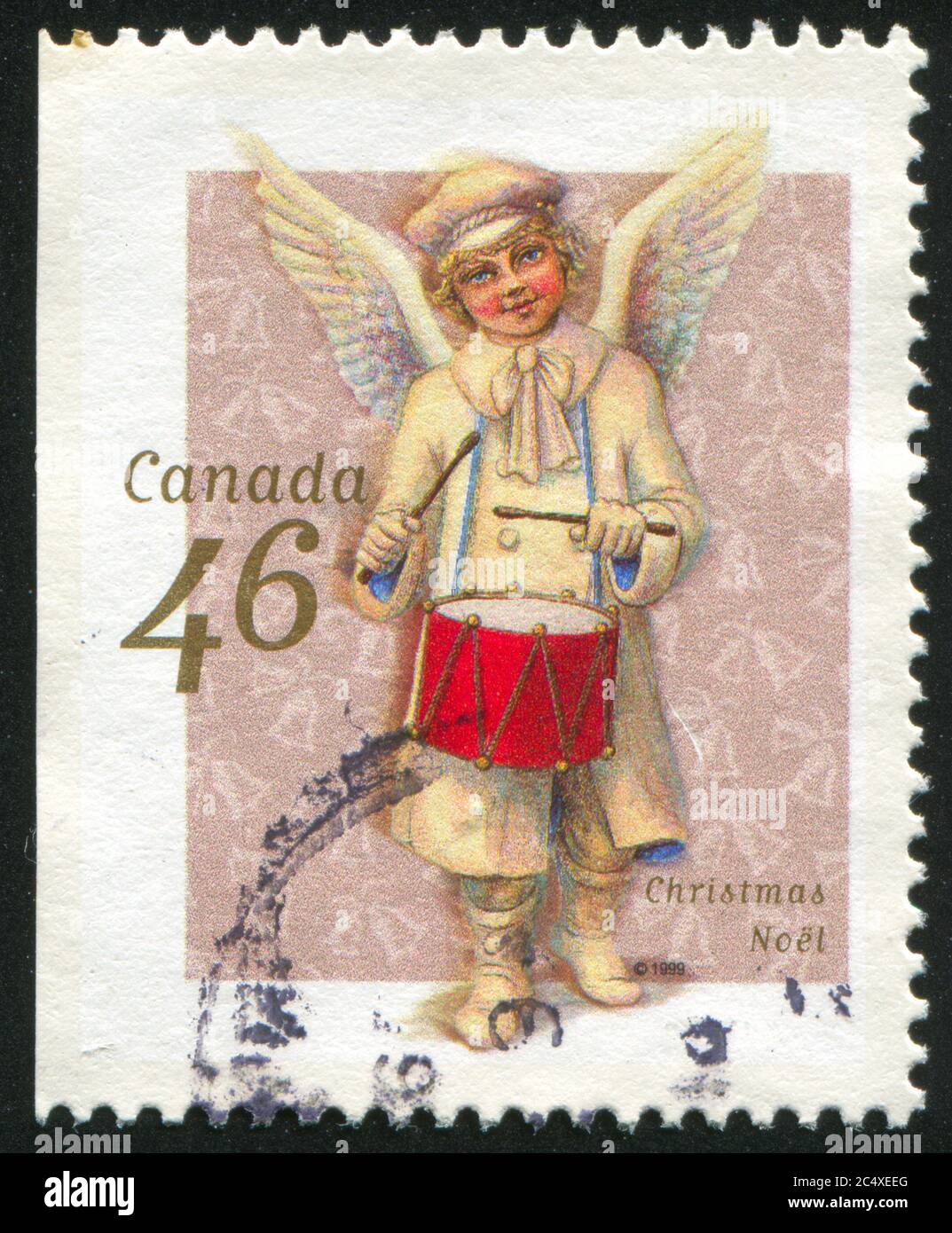 CANADA - CIRCA 1999: stamp printed by Canada, shows Angel, circa 1999 ...