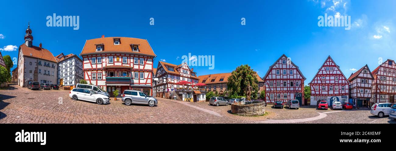 Market in Schlitz, Hessen, Germany Stock Photo - Alamy