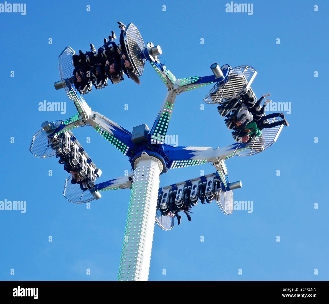 Amusement park ride, funfair ride, thrills and chills, adrenaline rush ...