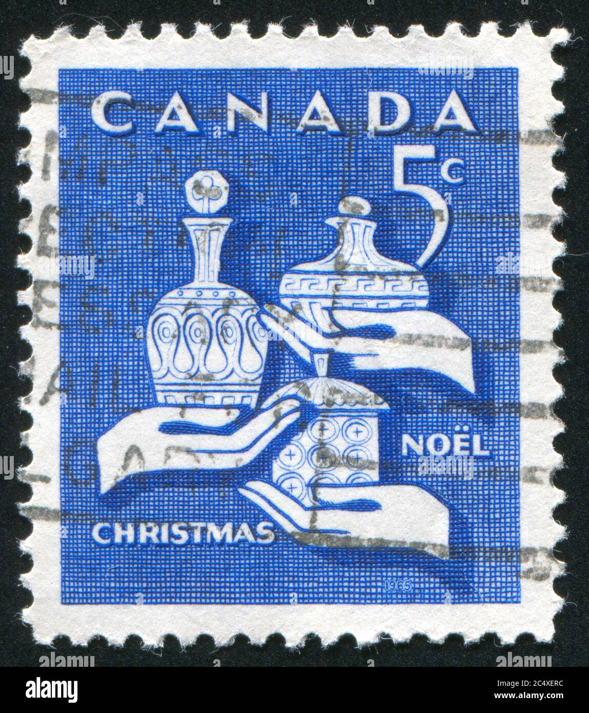 CANADA - CIRCA 1965: stamp printed by Canada, shows Gifts of the Wise ...