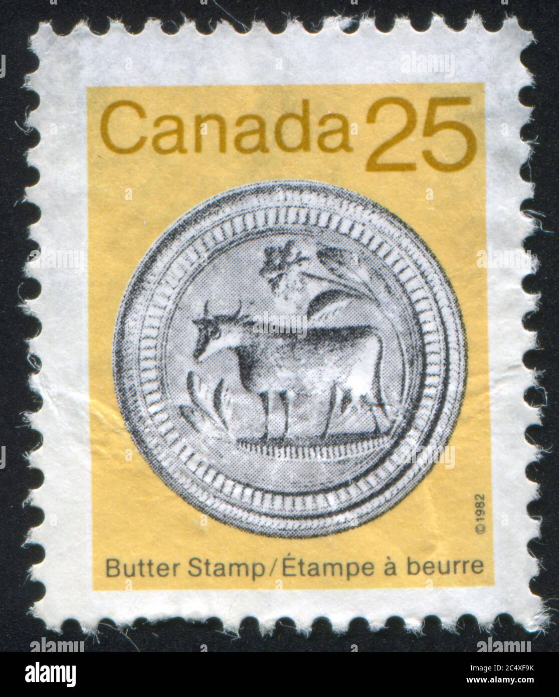 CANADA - CIRCA 1982: stamp printed by Canada, shows coin, circa 1982 ...