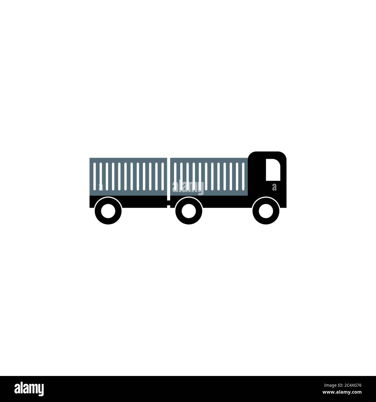 cargo truck vector design template illustration Stock Vector Image ...