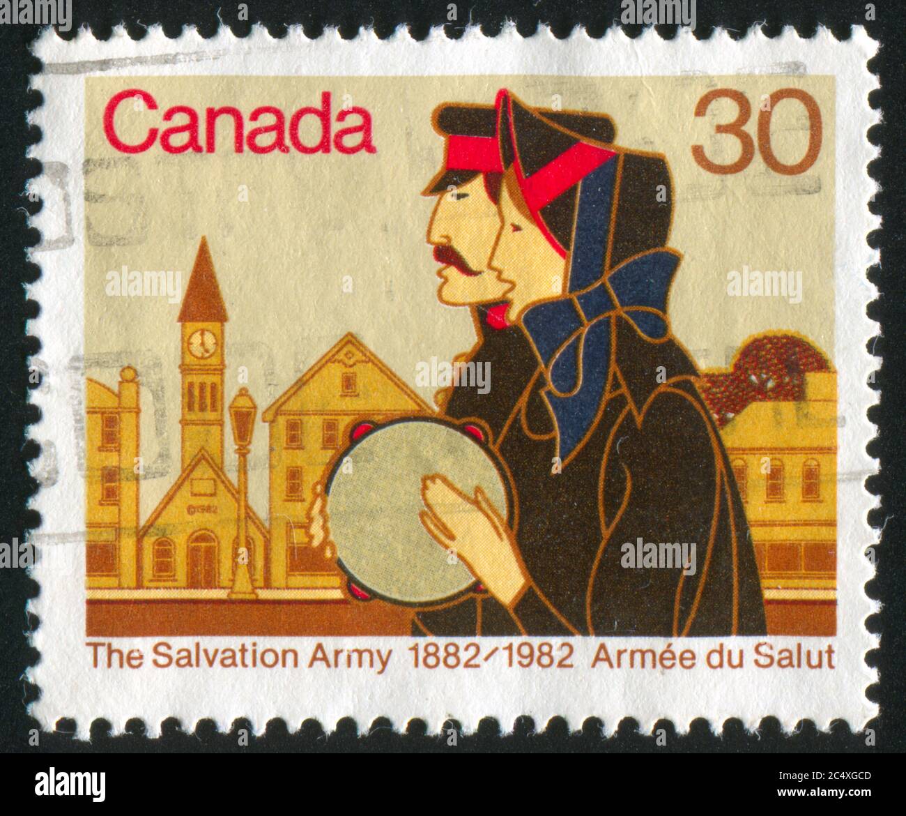 CANADA - CIRCA 1982: stamp printed by Canada, shows Centenary of ...
