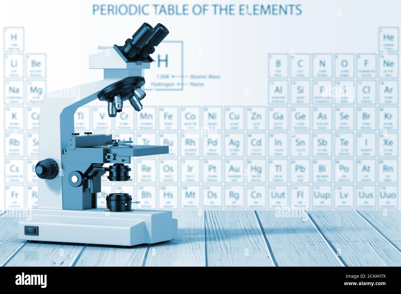 Periodic table of elements in lab hi-res stock photography and images ...