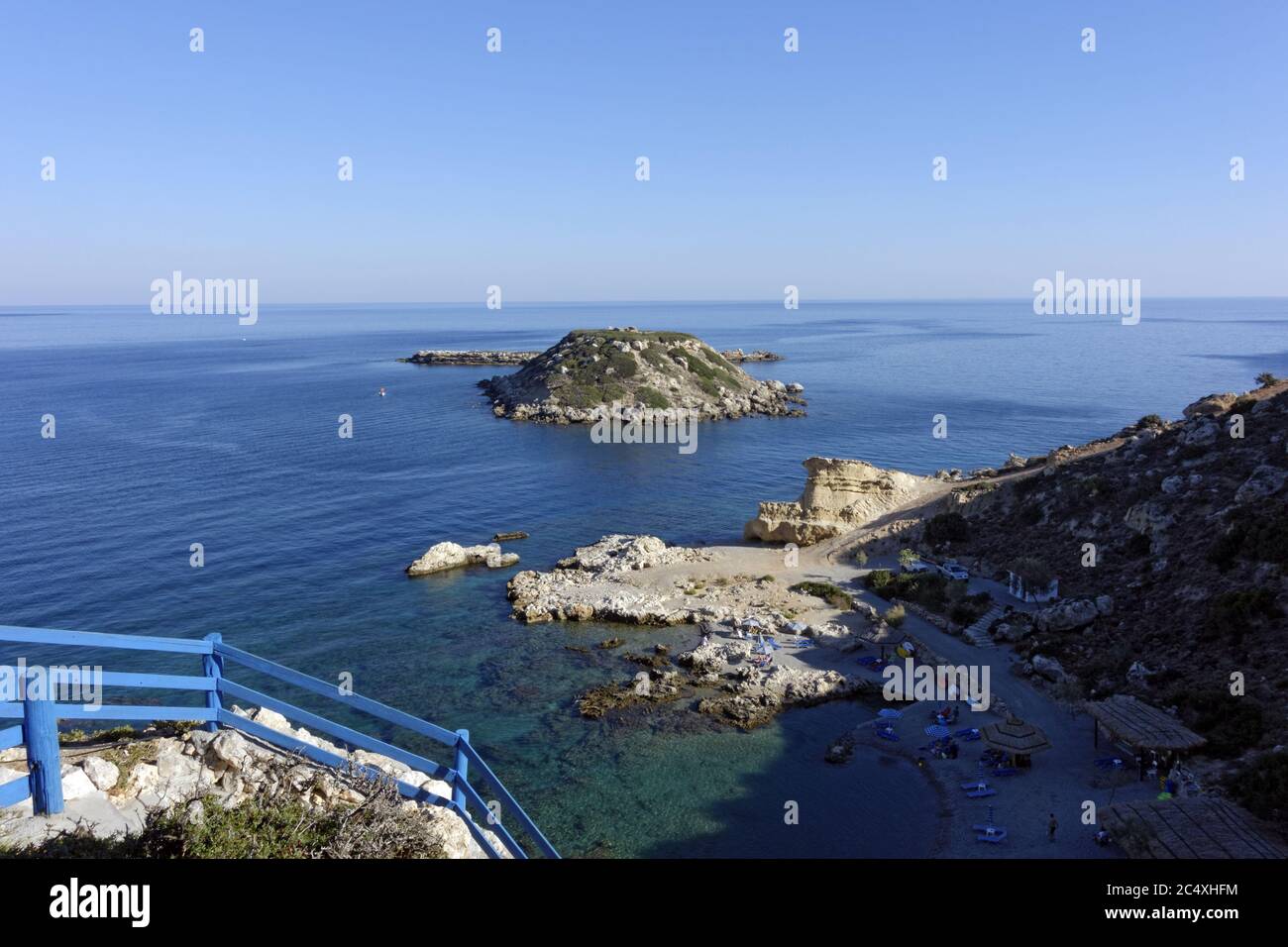 Grande Blue Bay, Stegna, Archangelos, Rhodes, Dodecanese Islands ...