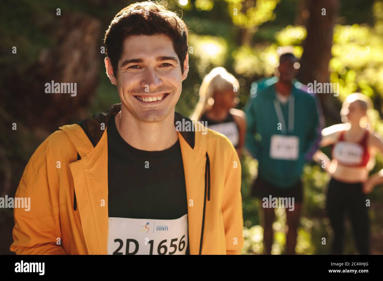 Sportswear professional sportsperson looking standing smiling hi-res ...