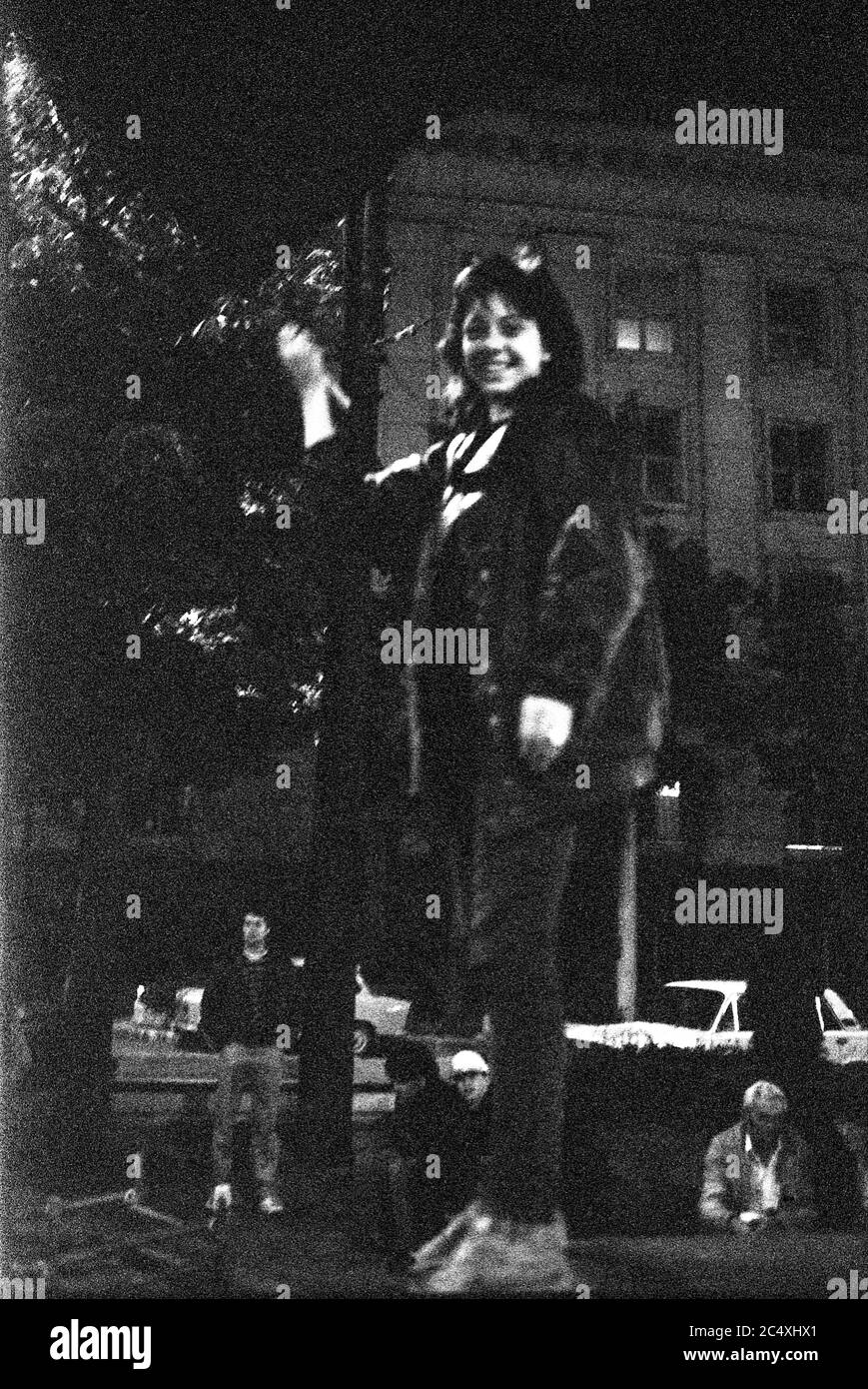 Occupation student strike at the University of Sofia. June 1990. Sofia ...