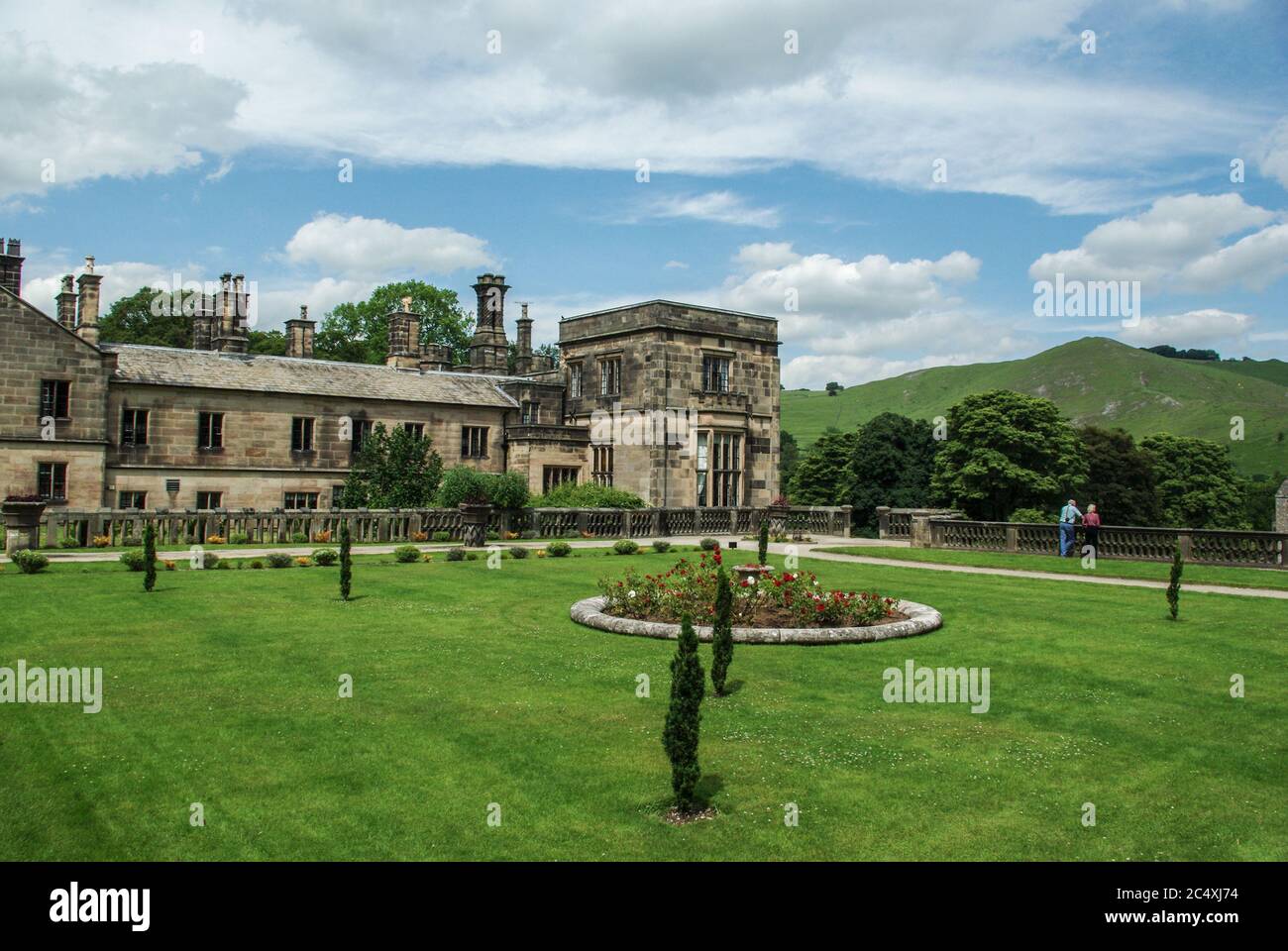 Ilam Hall, a 19th century country house now occupied by the Youth ...