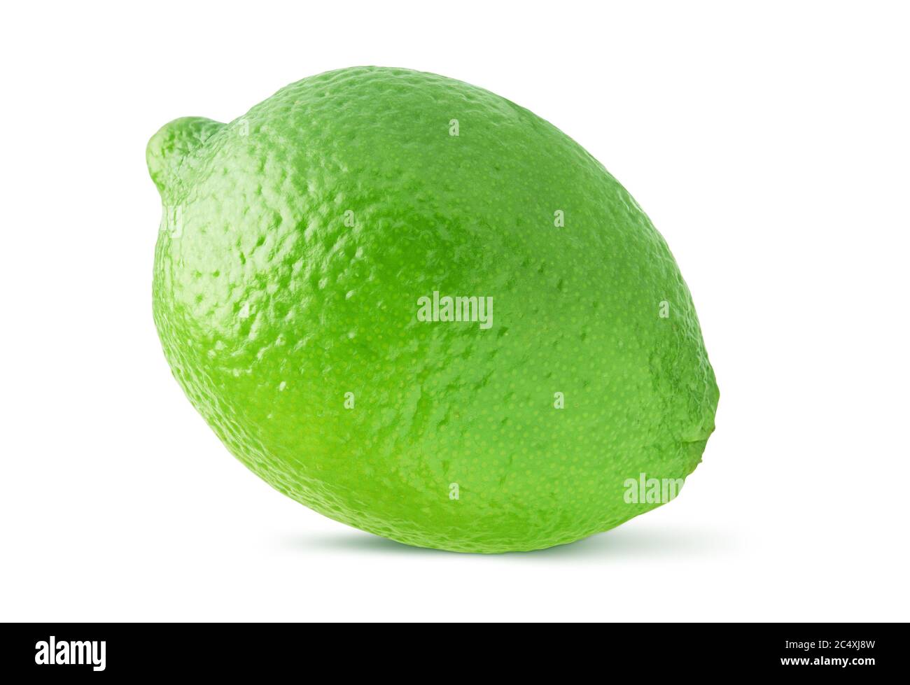 Fresh whole lime fruit isolated on white with clipping path Stock Photo ...