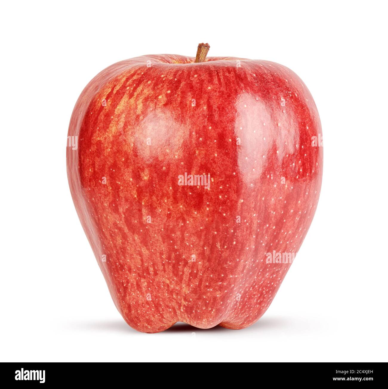 red apple isolate on white background with clipping path Stock Photo ...