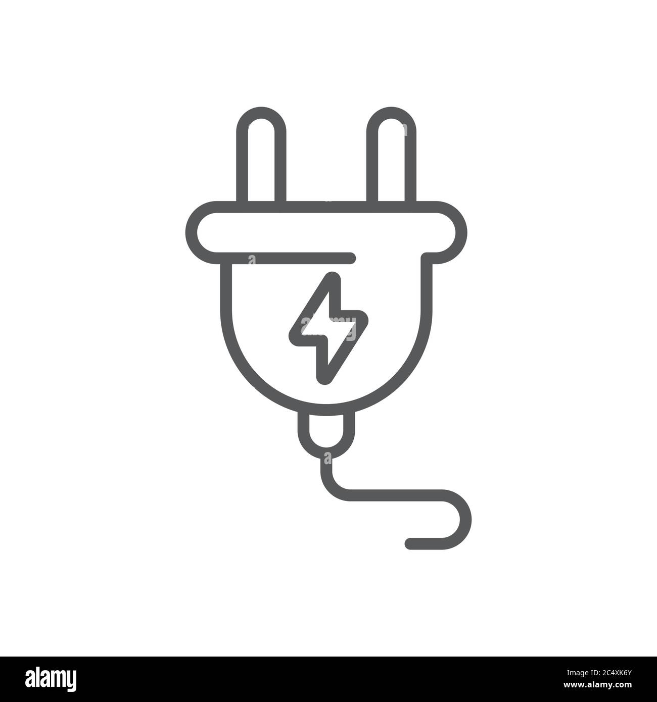 Problem electric insurance vector icon symbol isolated on white ...