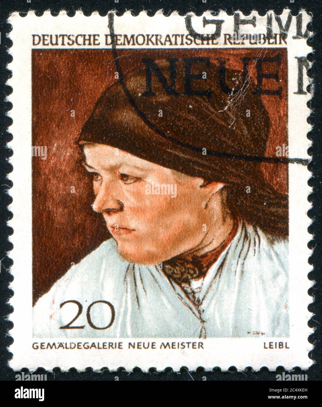 GERMANY - CIRCA 1968: stamp printed by Germany, shows Peasant Woman, by ...
