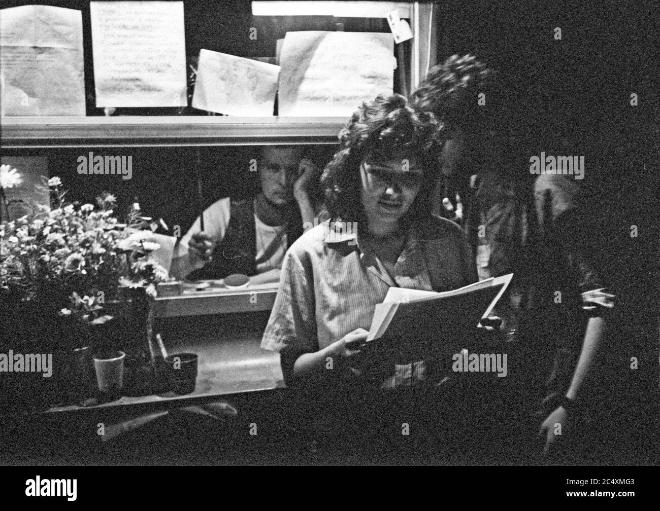 Occupation student strike at the University of Sofia. June 1990. Sofia ...