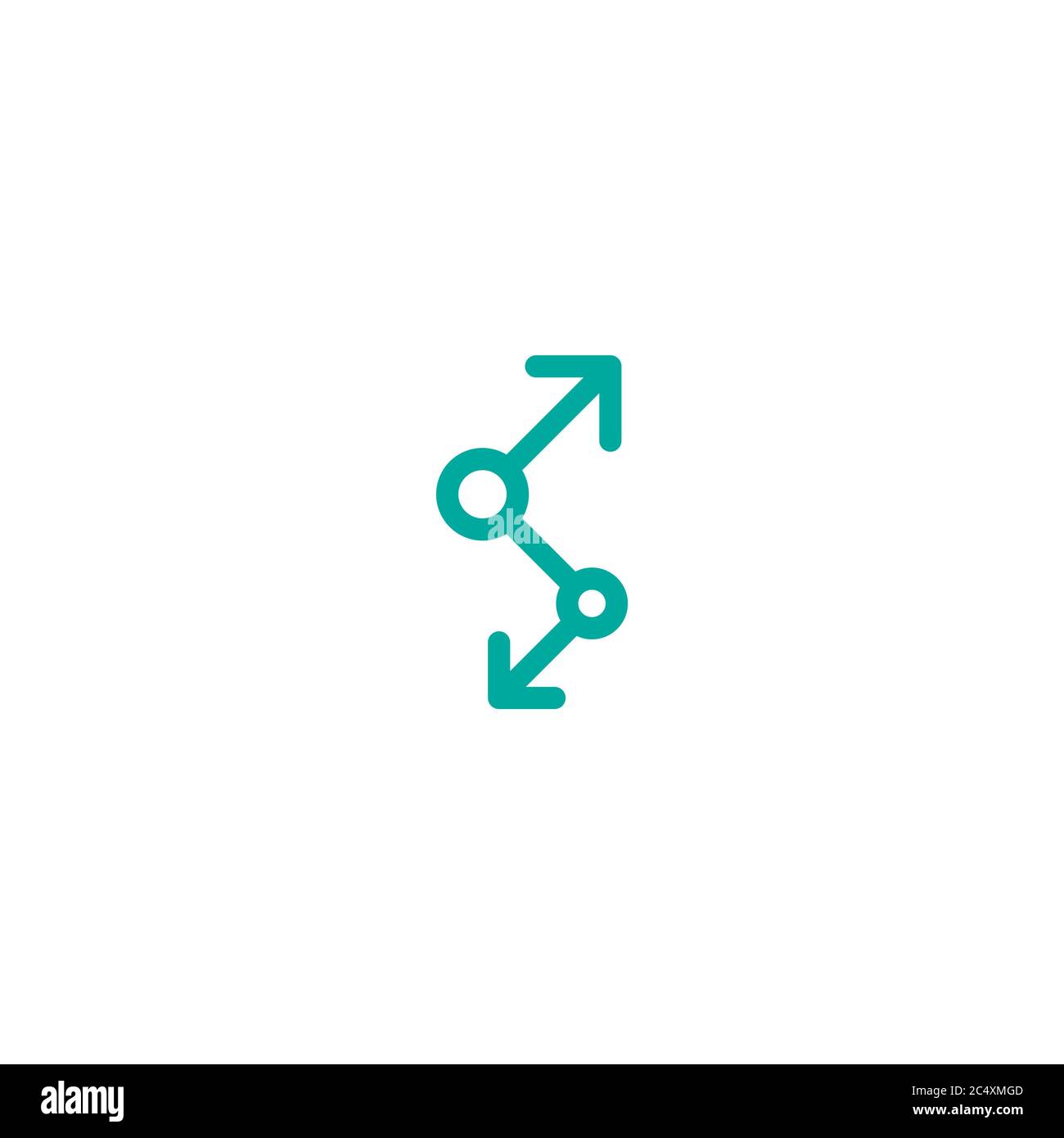 Look both ways vector vectors hi-res stock photography and images - Alamy