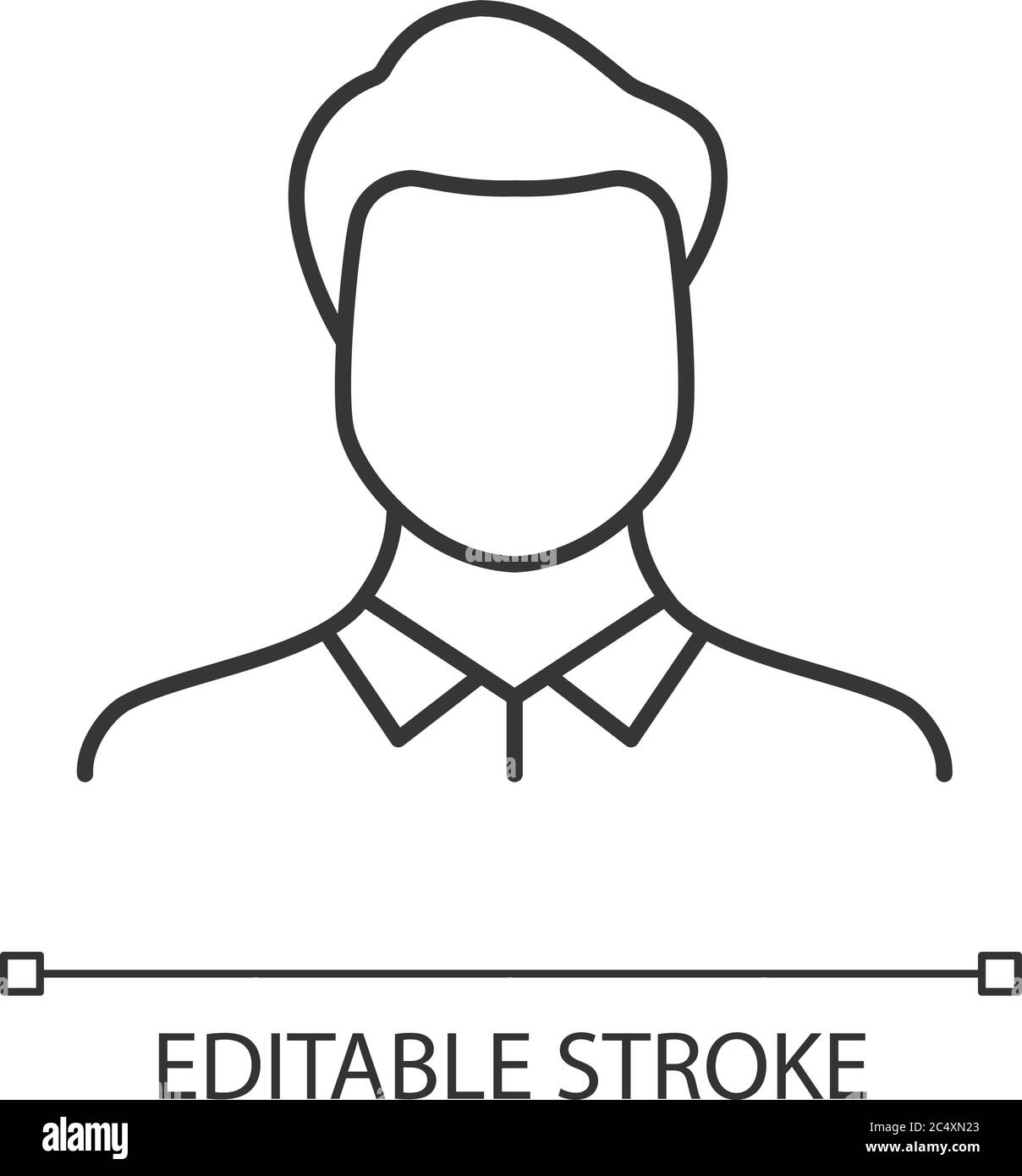 Business man suit avatar Black and White Stock Photos & Images - Alamy