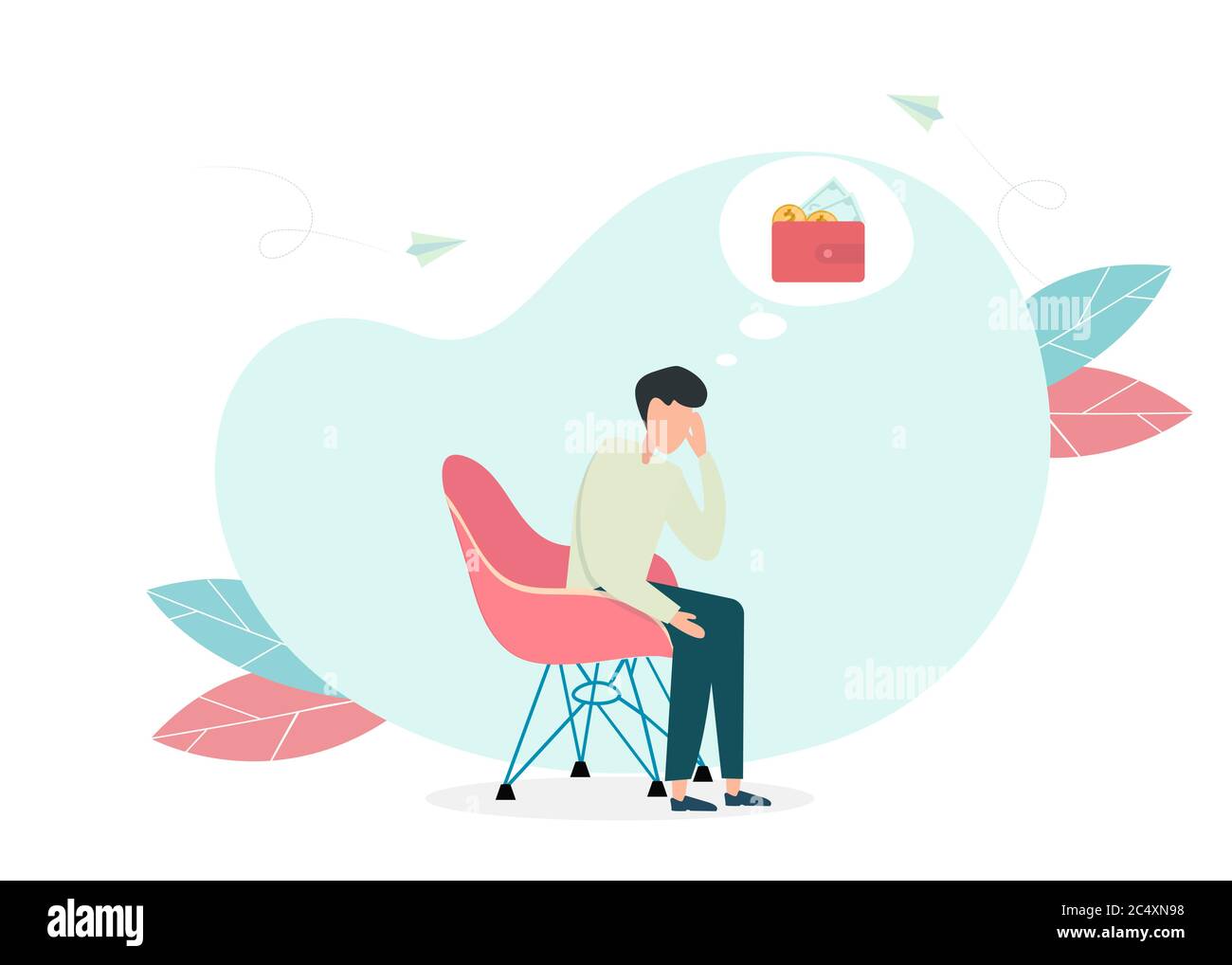 Poverty of thinking Stock Vector Images - Alamy