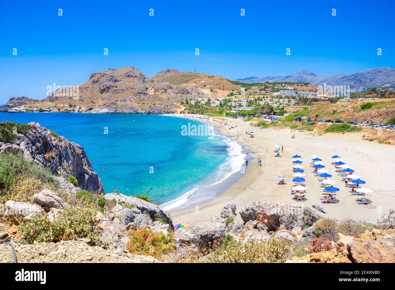 Amazing Ammoudi, Ammoudaki, Damnoni beaches in Crete island, Greece ...