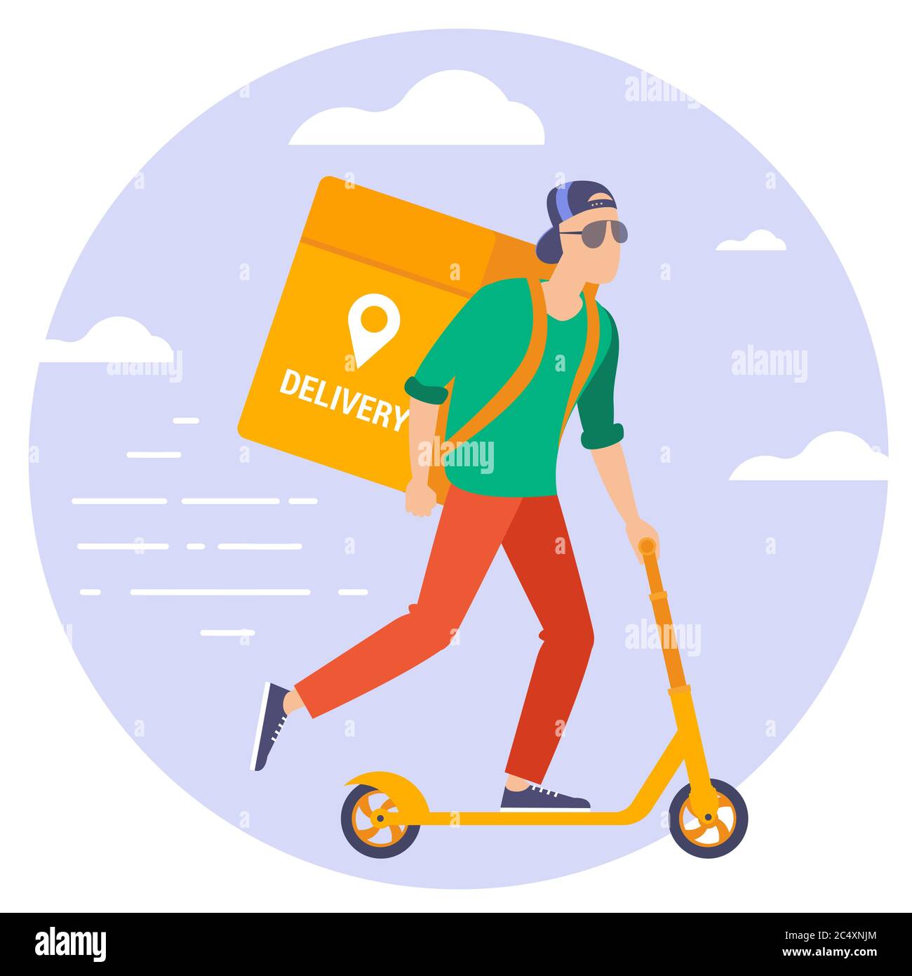 Motorcycle delivery service icon vector hi-res stock photography and ... Motorcycle delivery service icon vector hi-res stock photography and ...