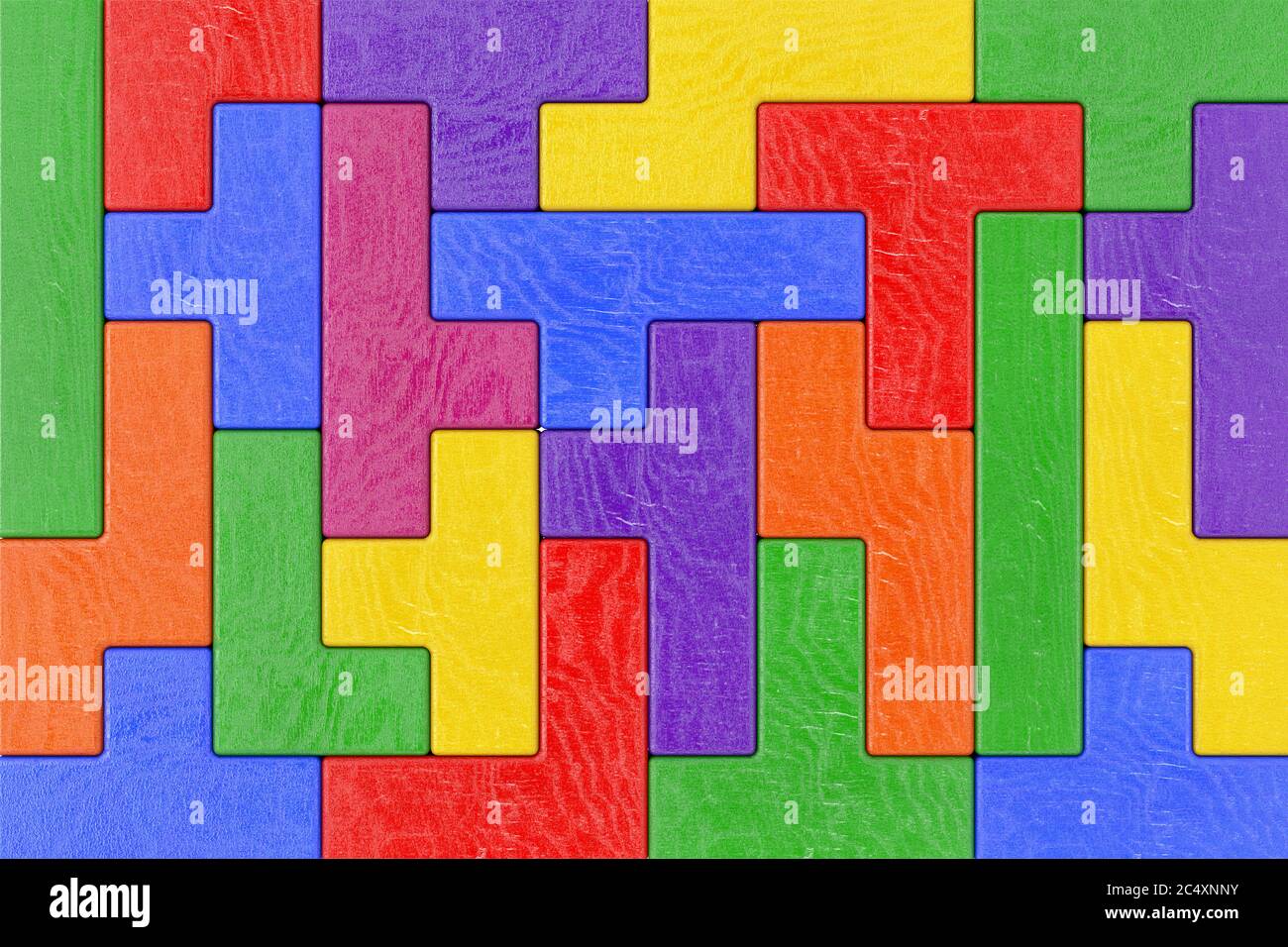 Tetris shapes hi-res stock photography and images - Alamy