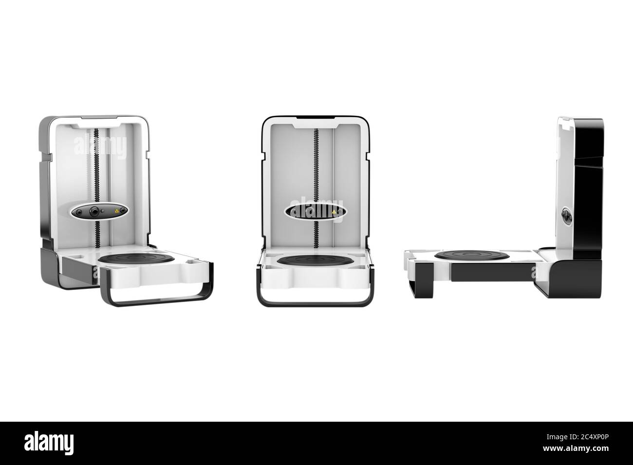 Free Standing Modern Desktop Home 3D Scanner on a white background. 3d ...