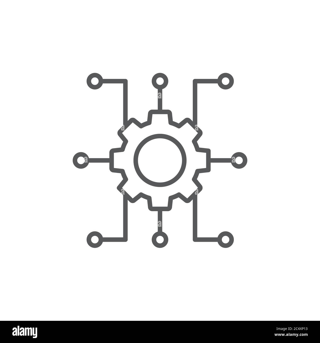 Project management vector icon symbol isolated on white background ...